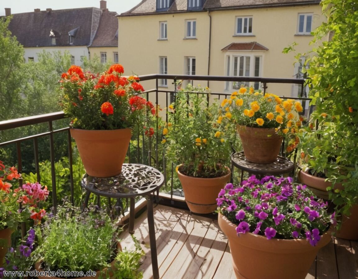 Die besten Pflanzen für Balkon und Terrasse - Roberta 4 Home